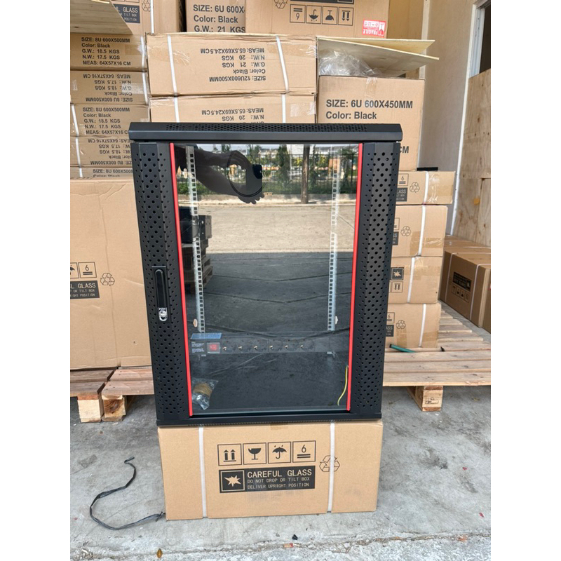 Jual wallmount rack 15u / rack server 15u / rack 15u + Palet Kayu ...