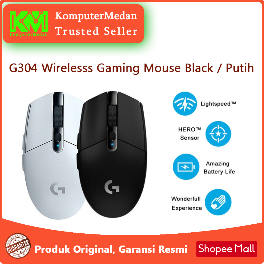 Jual Logitech G304 Lightspeed Mouse Gaming Wireless Sensor 12K DPI ...