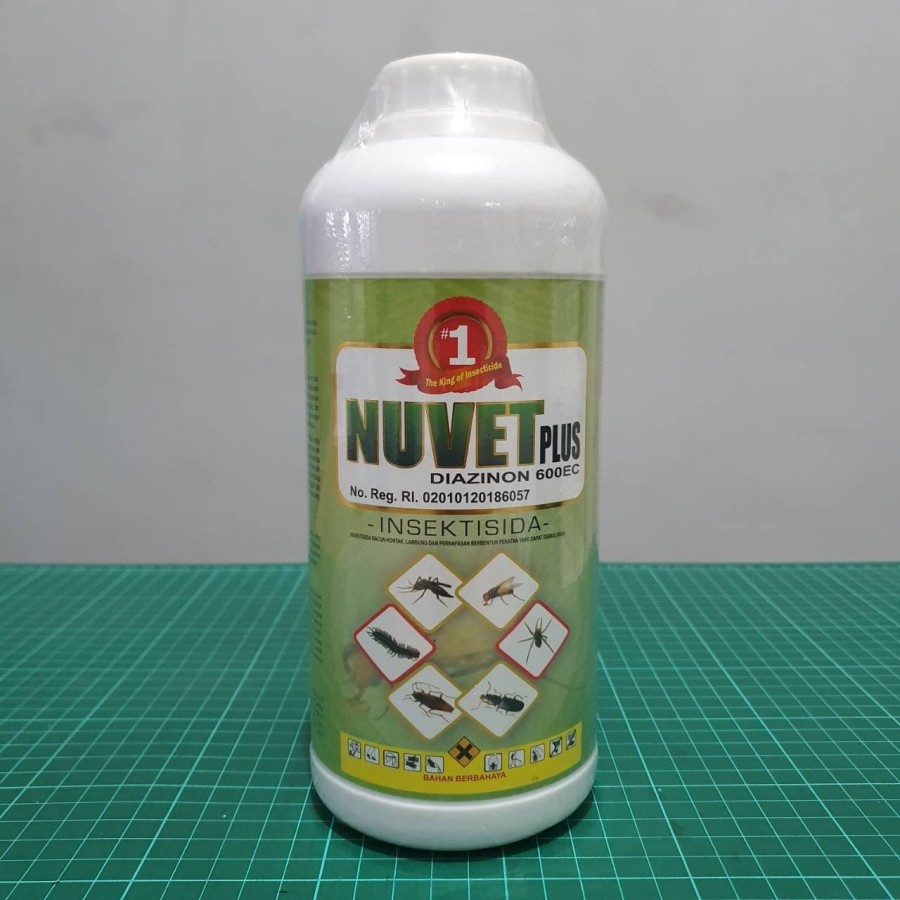 Jual Nuvet Plus Diazinon 600 EC 1 Liter Cairan Fogging Insektisida ...