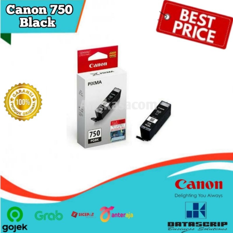 Jual Tinta Canon 750 PGBK Black Original Ink Cartridge | Shopee Indonesia