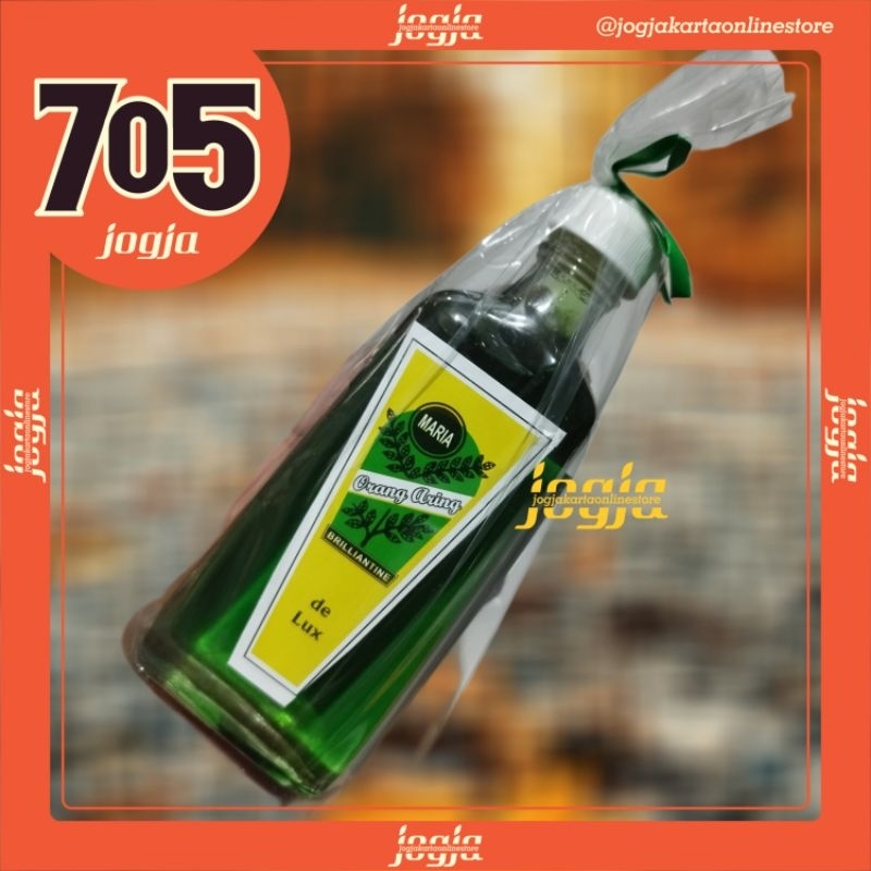 Jual Maria Orang Aring De Lux Brilliantine Botol Kaca Vintage Minyak ...