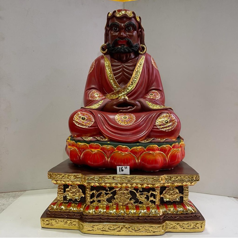 Jual patung Buddha boddhidharma / tat mo co Se / ta mo / 达摩祖师 16in ...