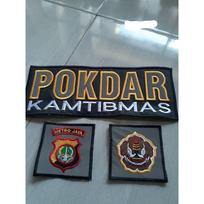 Jual LOGO BORDIR POKDAR KAMTIBMAS | Shopee Indonesia