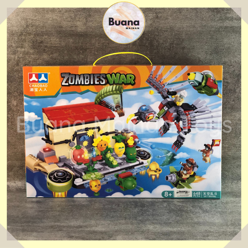 Jual BRICKS CHAOBAO PLANT VS ZOMBIE SKY BRAWL BUANA MAINAN TOYS EDUKASI ...