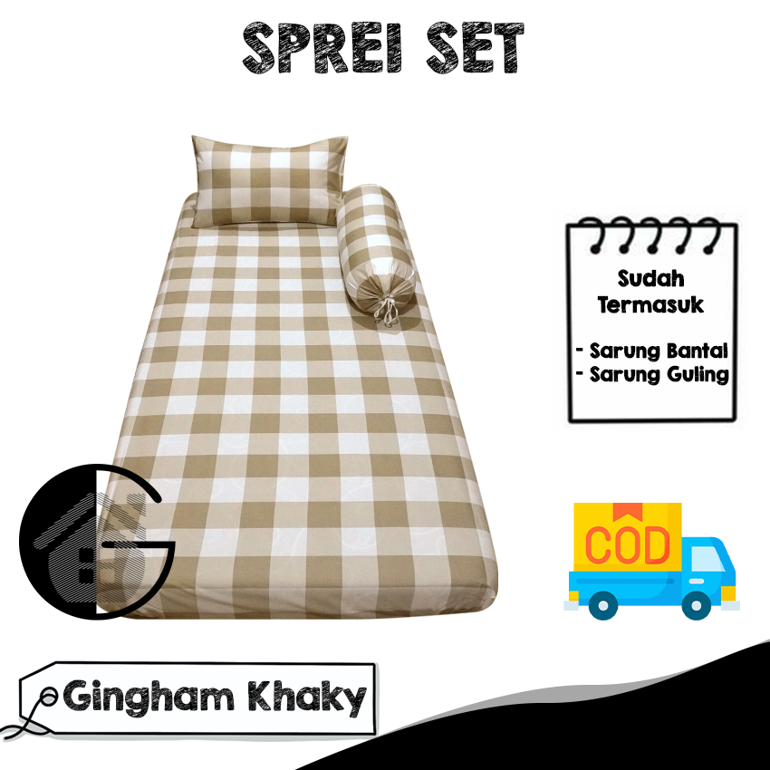 Jual SPREI SINGLE NO.4 (90x200) sudut karet | Shopee Indonesia