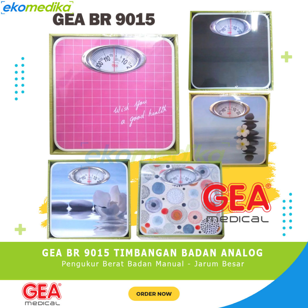 Jual Timbangan Berat Badan Analog Jarum Manual GEA BR 9015 BR9015 ...
