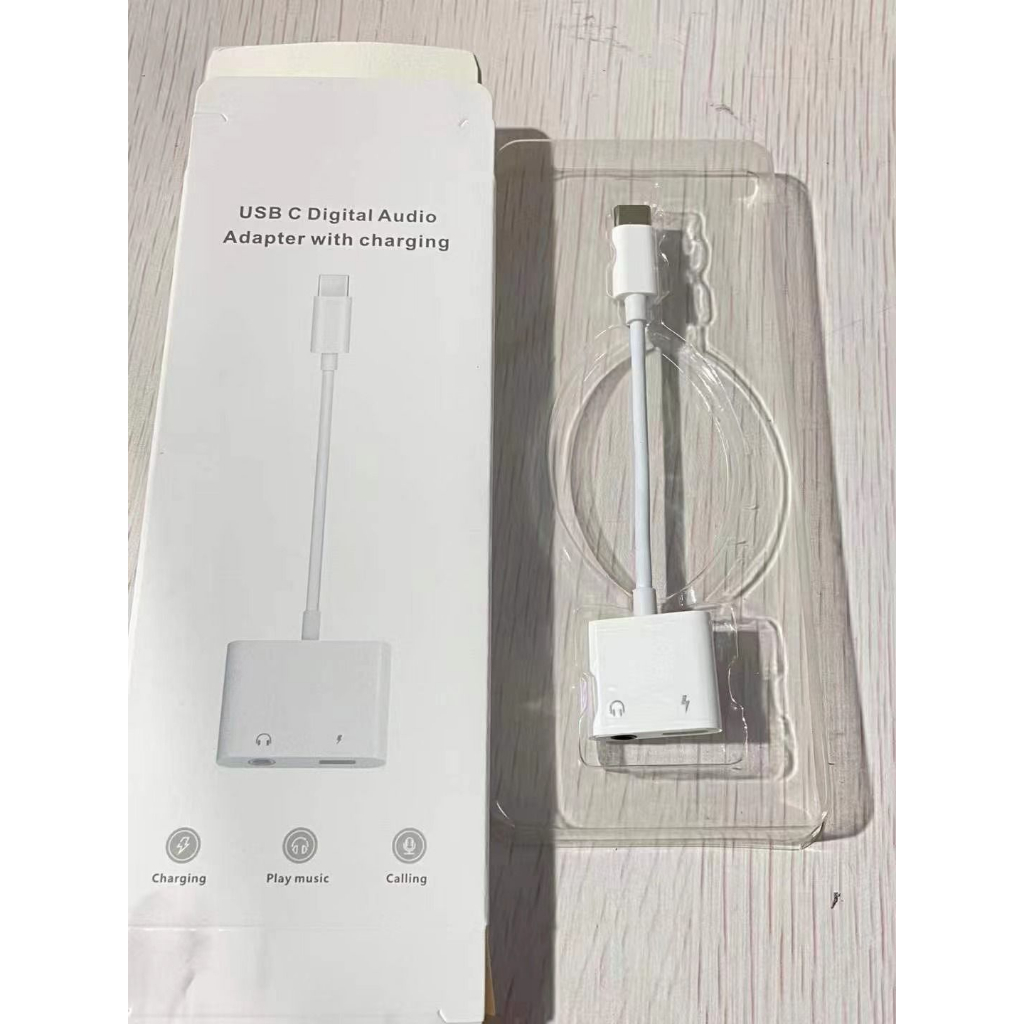 Jual Kabel Audio Splitter tipe c 2IN1 Adapter Converter Jack Aux 3.5Mm ...