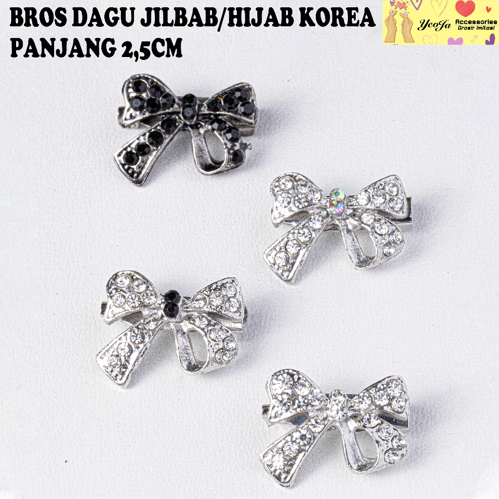 Jual Bros Dagu korea / hijab permata / gamis / pashmina / model pita ...