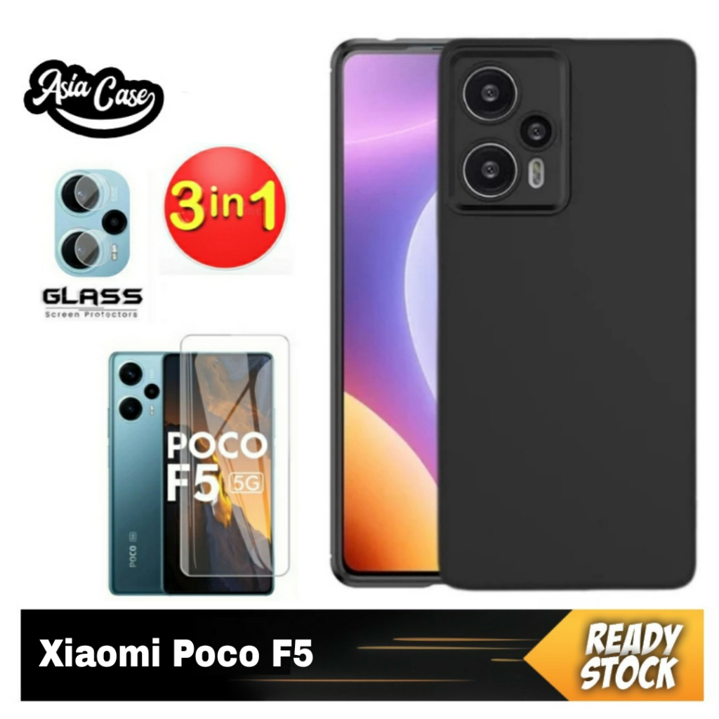 Jual Paket 3 IN 1 Case Xiaomi Poco F5 Free Tempered Glass Layar Dan ...