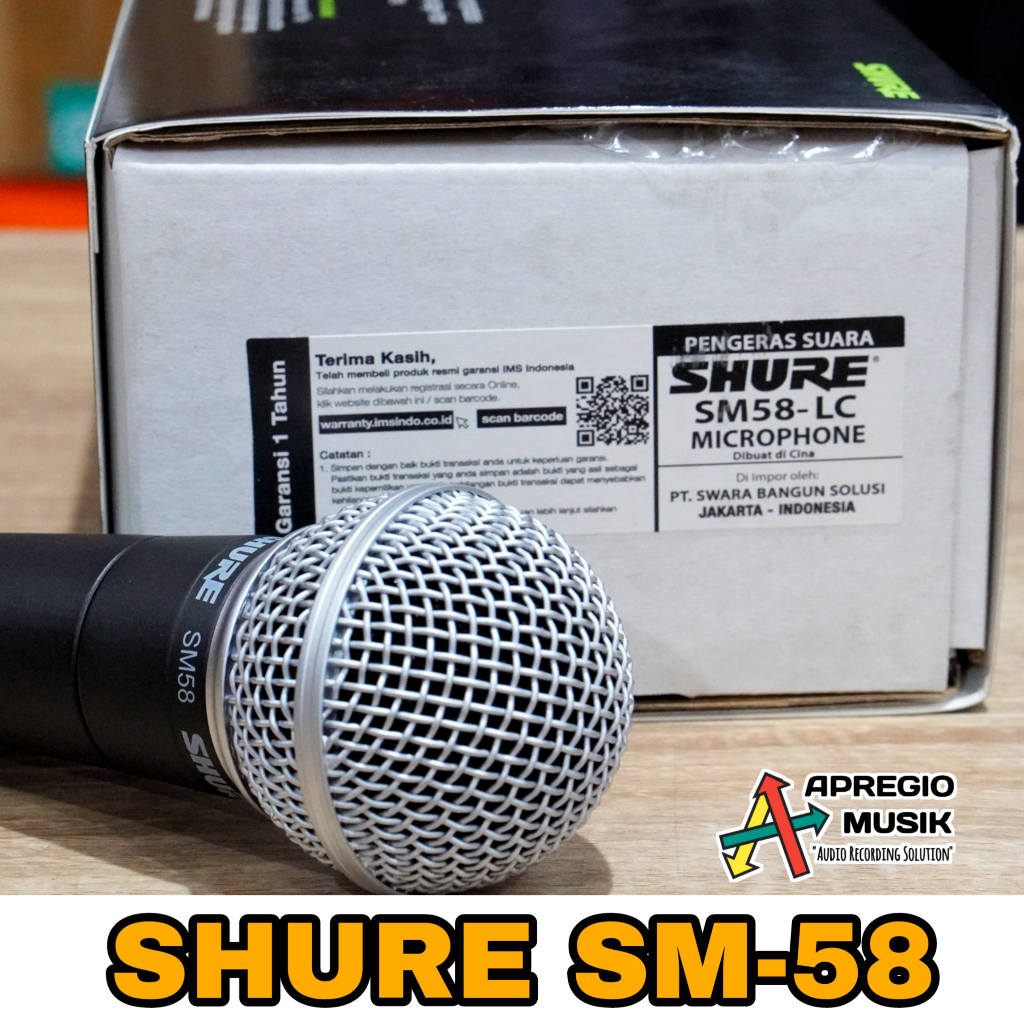 Jual Shure SM58-LC SM58 SM 58 Original Dynamic Vocal Microphone | Shopee Indonesia