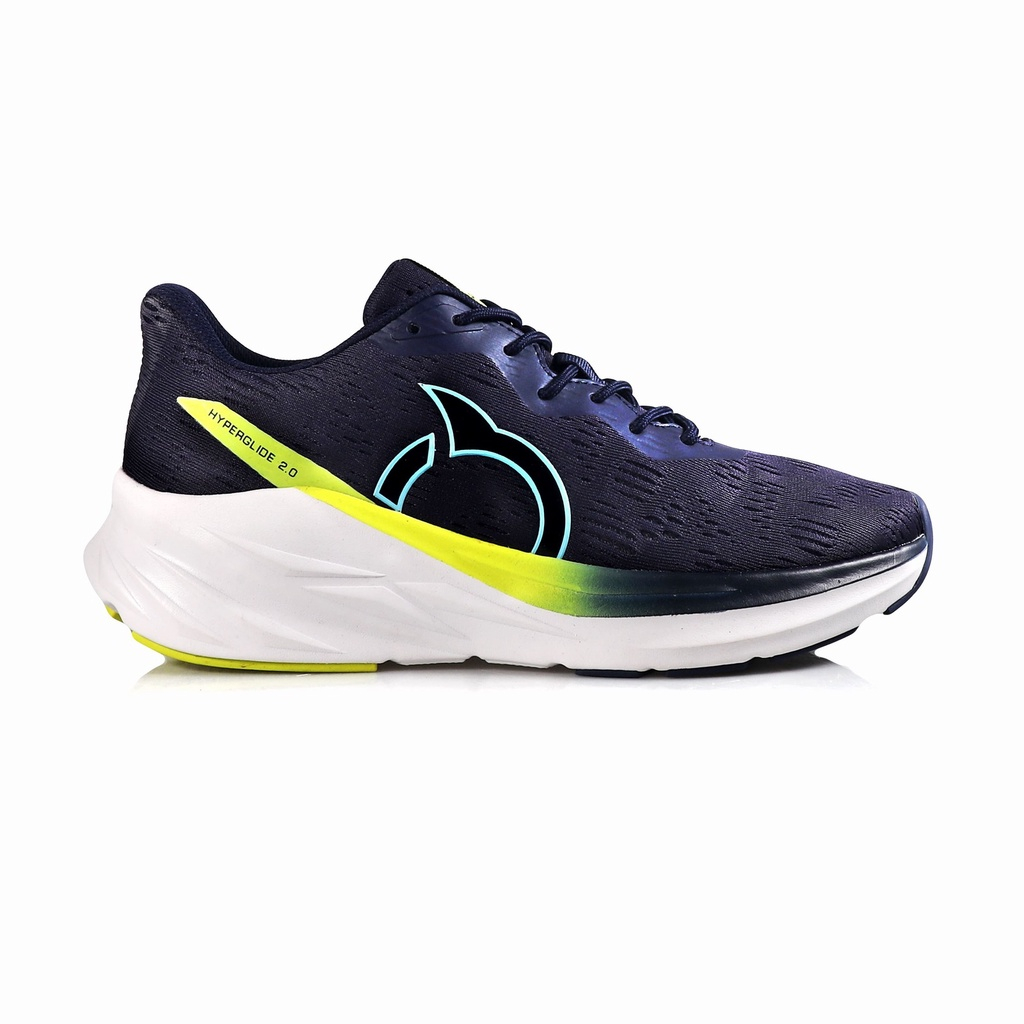 Jual Sepatu Running Ortuseight Hyperglide 2.0 - Navy Cyan Lemon ...