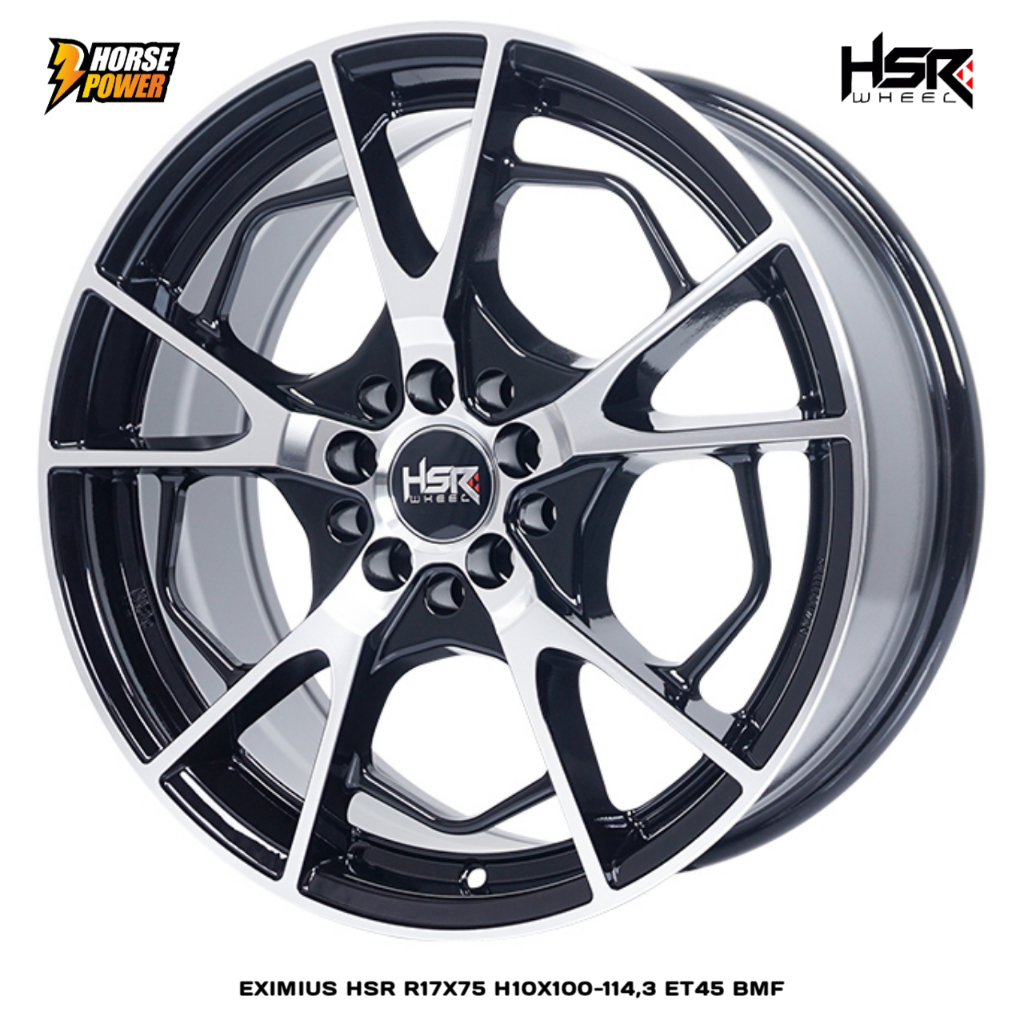 Jual Velg Mobil R17 • Hsr Wheel Eximius • Untuk Mobil 5 Baut Roda • Ring17 Double Pcd 5x100 ...