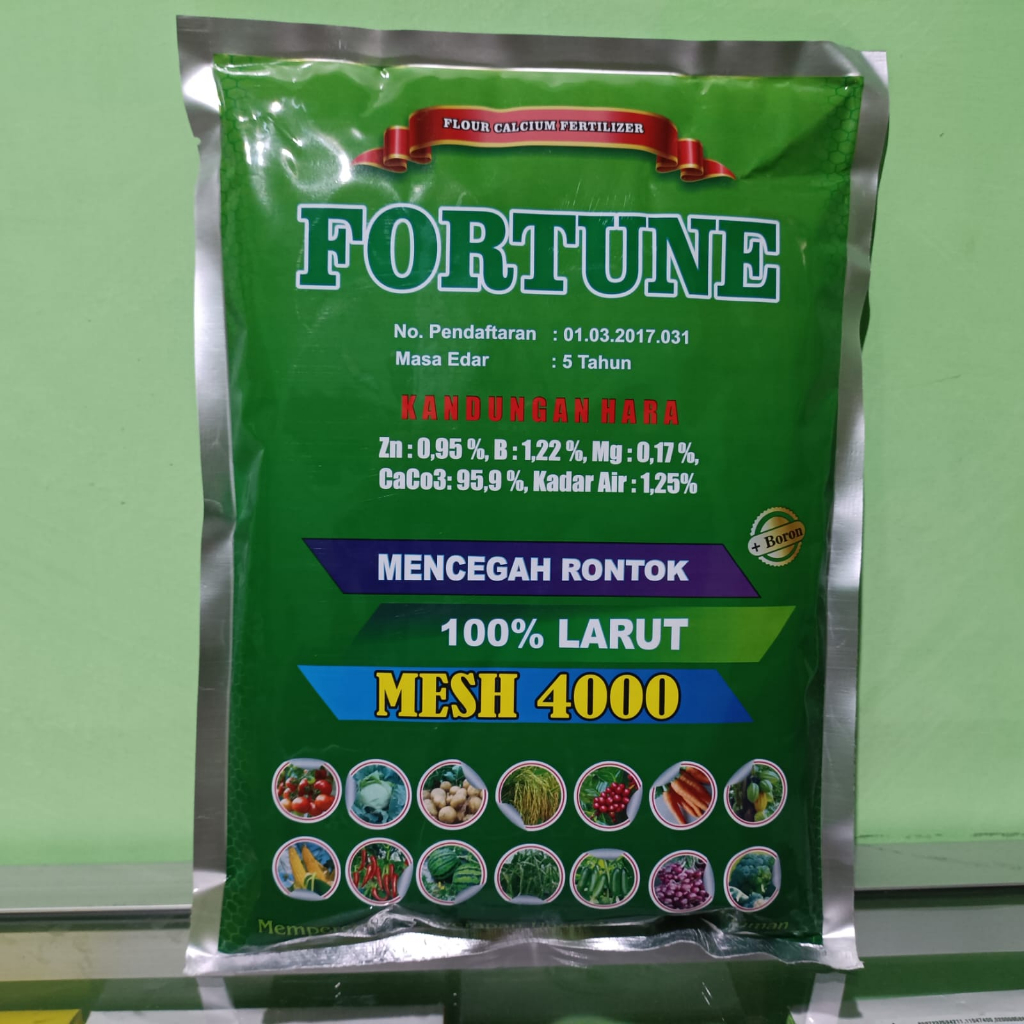 Jual Pupuk Kalsium Boron plus Zn Fortune Mesh 4000 cepat larut kemasan ...