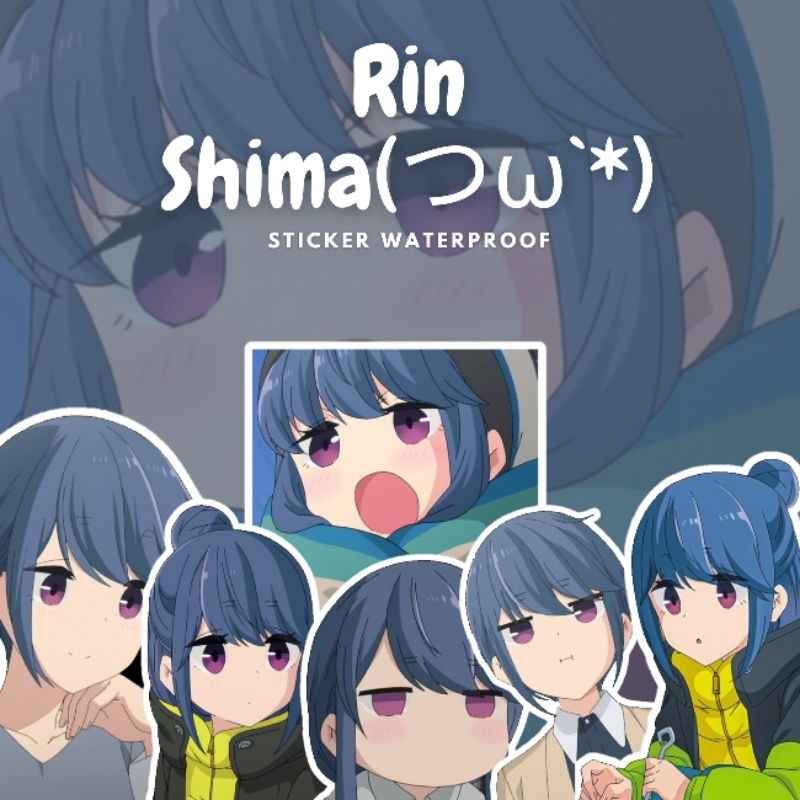 Jual STICKER ANIME RIN SHIMA YURU CAMP (WATERPROOF) | Shopee Indonesia