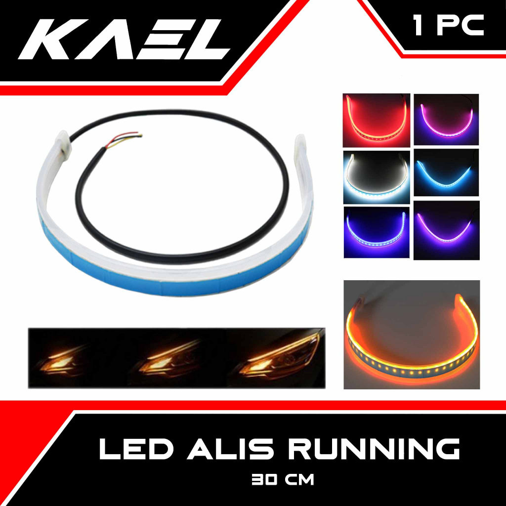 Jual Lampu LED Running Alis 30 Cm 2 Mode Diam Runing Daytime Variasi ...