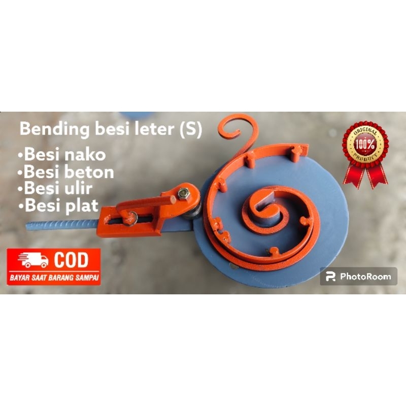 Jual [TERLARIS COD]ALAT TEKUK BESI LETER (S) 12mm BENDING BESI ORNAMEN ...