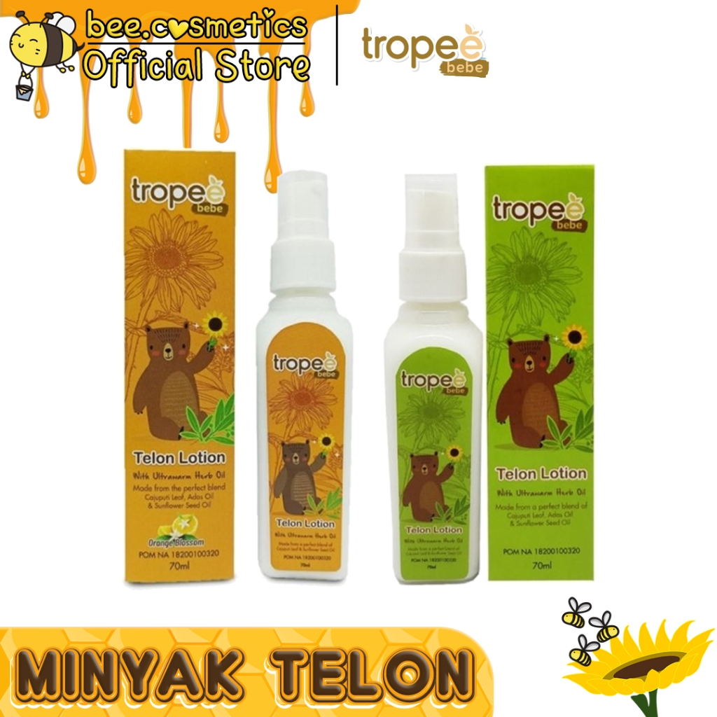 Jual TROPEE BEE MINYAK TELON / LOTION TELON 70ML SERIES ( BABY BLOSSOM / ORANGE BLOSSOM ...