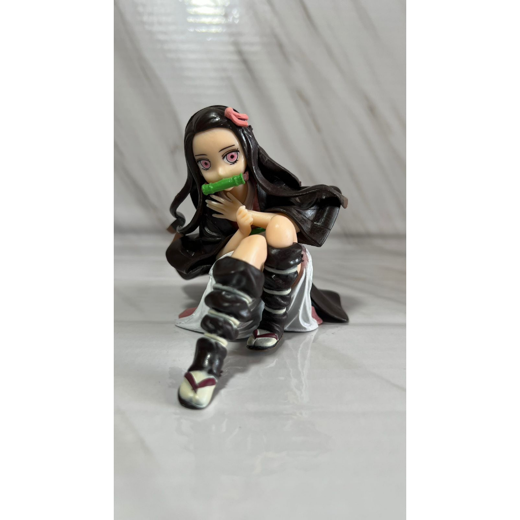 Jual Action Figure Nezuko Kamado Sitting Kimetsu No Yaiba Demon Slayer ...