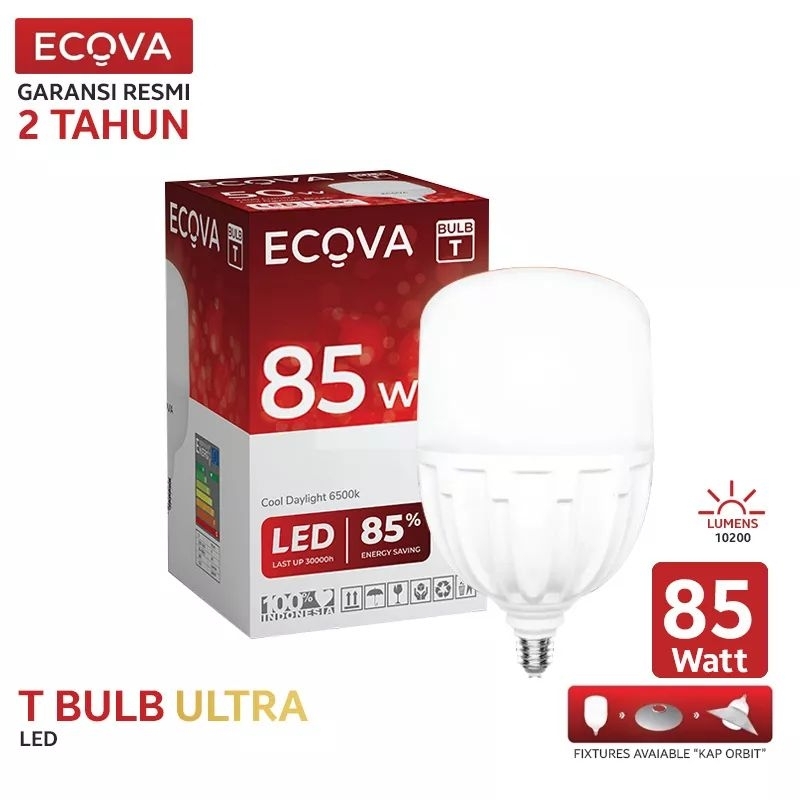 Jual Led ecova 85 watt lampu terang | Shopee Indonesia