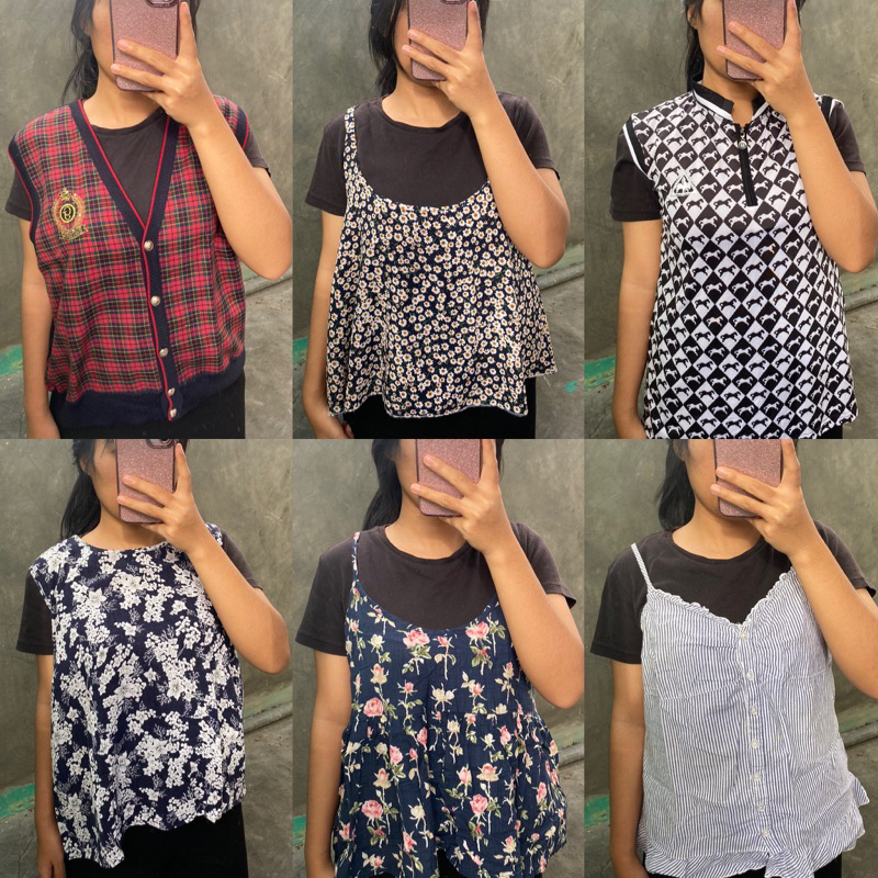 Jual VEST KOREA - OUTER KOREA - VEST AESTHETIC - INNER - OUTER ...