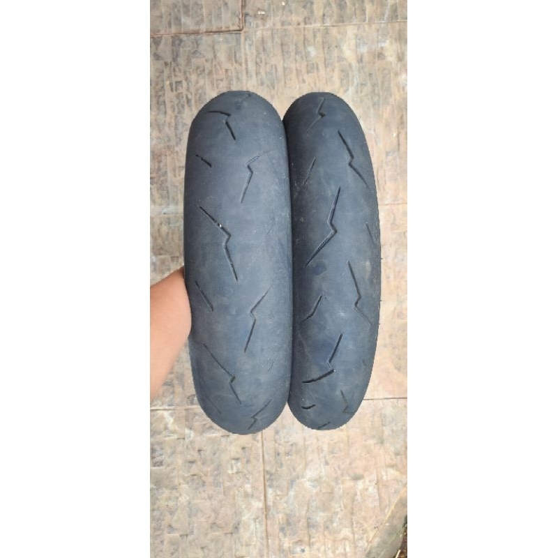 Jual Ban Motor Vespa Pirelli Diablo Rosso Scooter SC UK 100/90 & 120/80 Ring 12 (ExRace ...