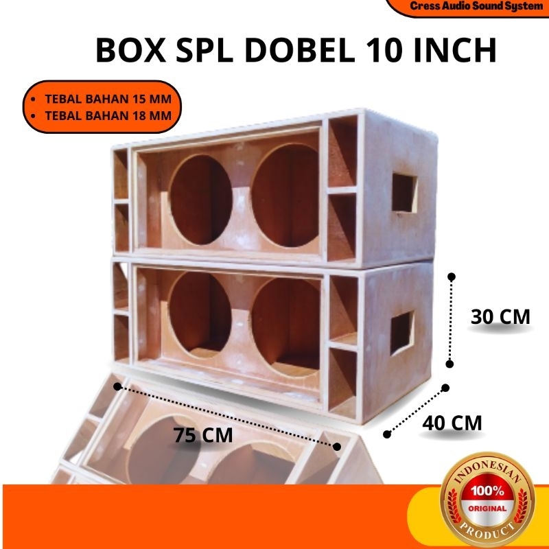 Jual Box Sound SPL DOBEL 10 Inch Triplek 12mm 15mm Dan 18mm | Shopee ...