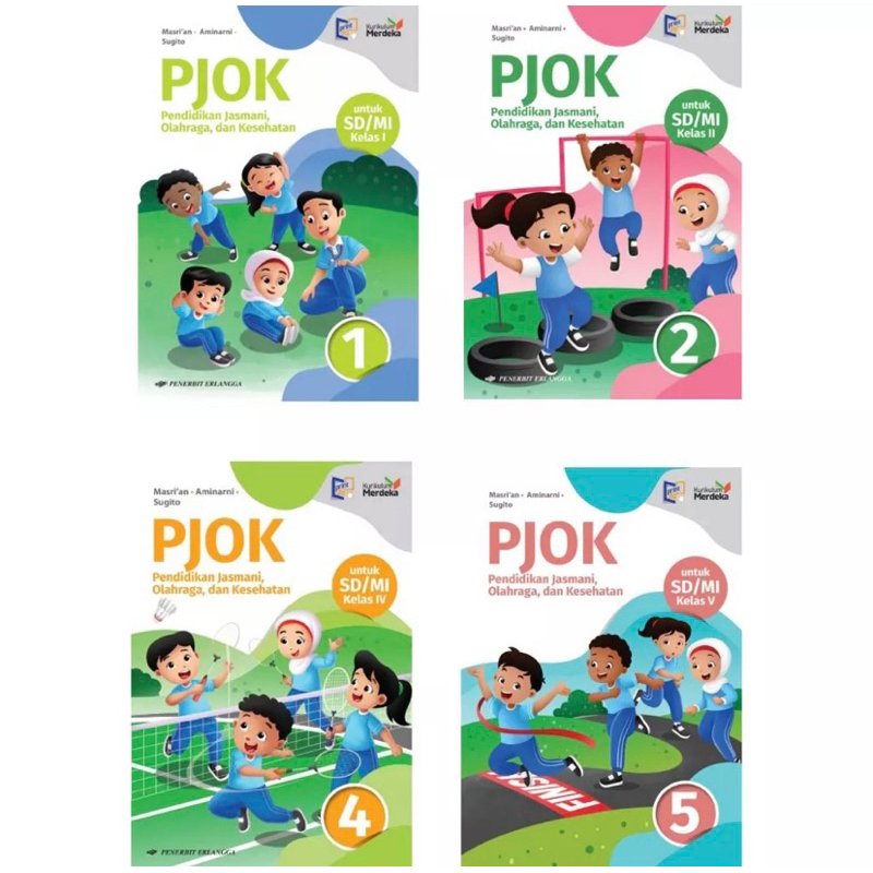 Jual PJOK KURMER SD ERLANGGA | Shopee Indonesia