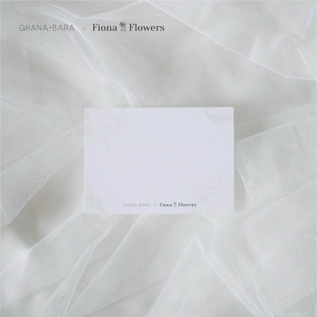 Jual Custom Greeting Card | GHANABARA x Fiona & Flowers | Shopee Indonesia