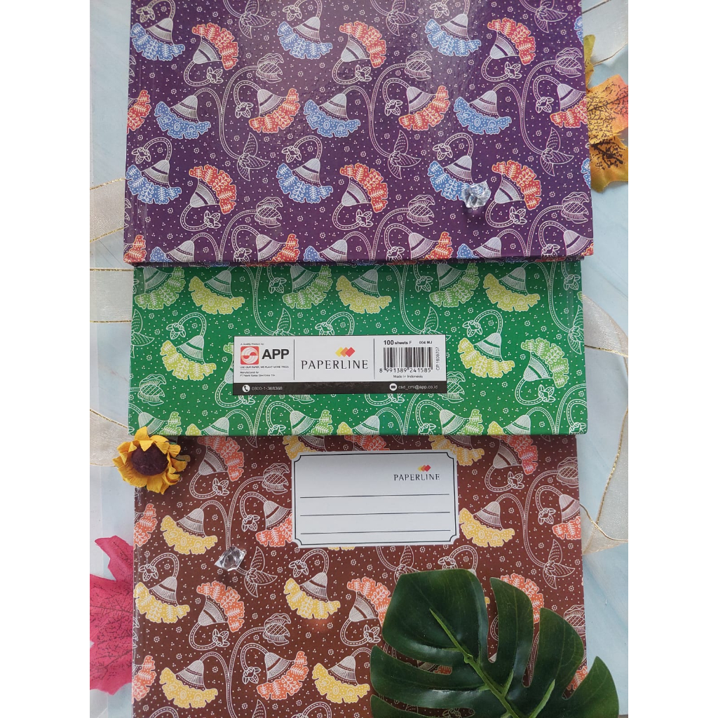 Jual BUKU HARD COVER / AKUNTANSI / BATIK FOLIO F4 A6 A5 100 LEMBAR ...