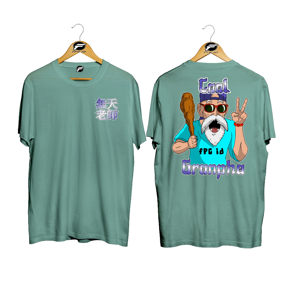 Jual Fpc Id Kaos Anime Dragon Ball Z Mater Roshi Cool Cotton Combed 30s ...