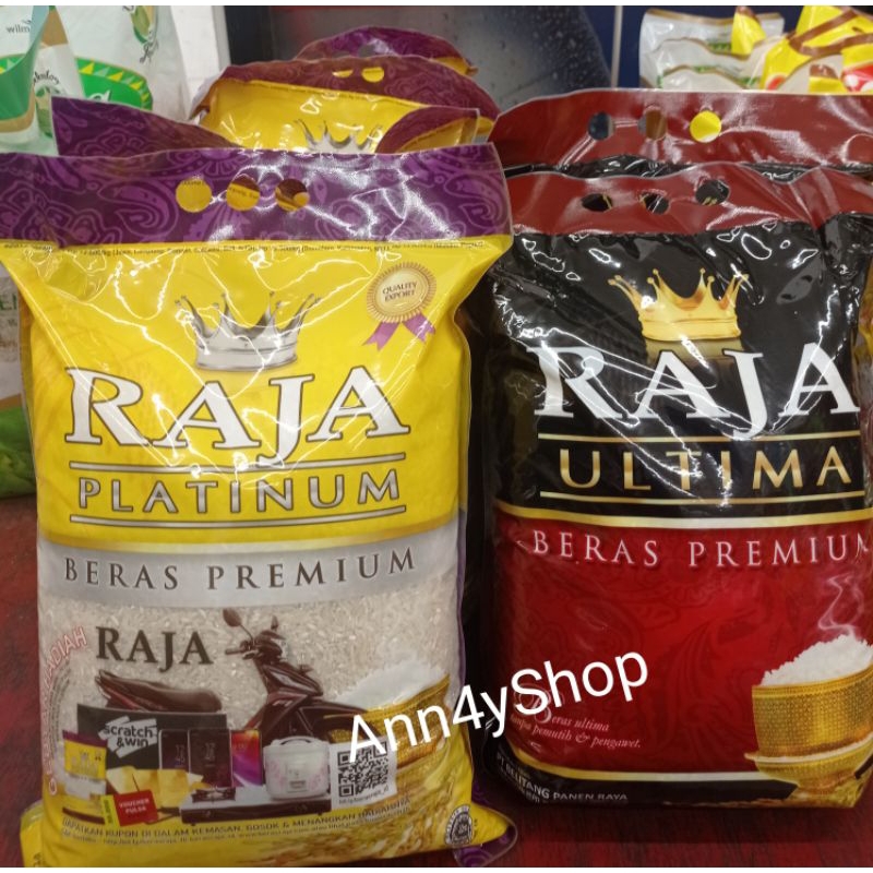 Jual Beras Raja Platinum dan Ultima 5kg | Shopee Indonesia