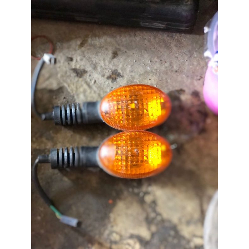 Jual lampu sein sen KLX D-Tracker 150 cc original copotan standar bawaan ori kawasaki | Shopee ...