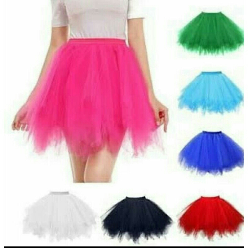 Jual Rok tutu rumbai 3 lapis | Shopee Indonesia