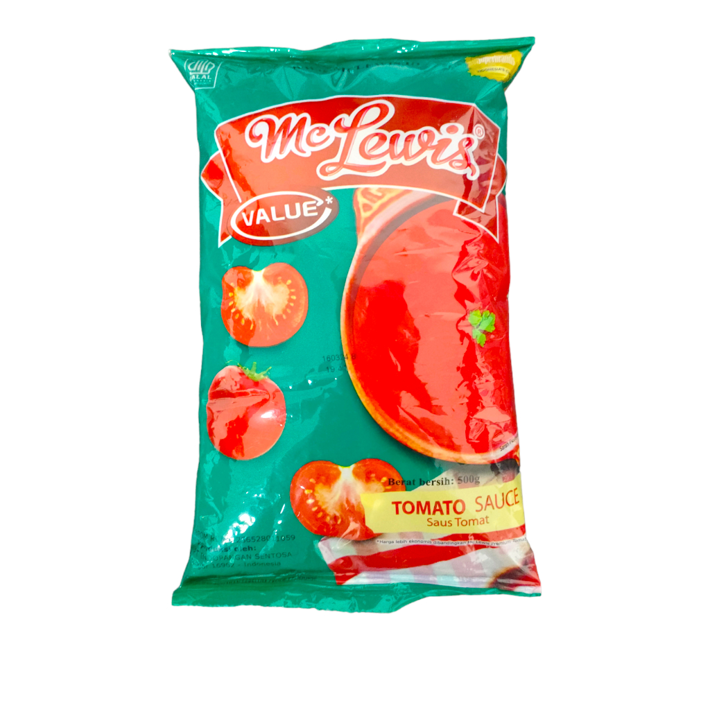 Jual Saus Tomat Value 500gr / Mc Lewis Tomato Ketchup Value 500gr ...