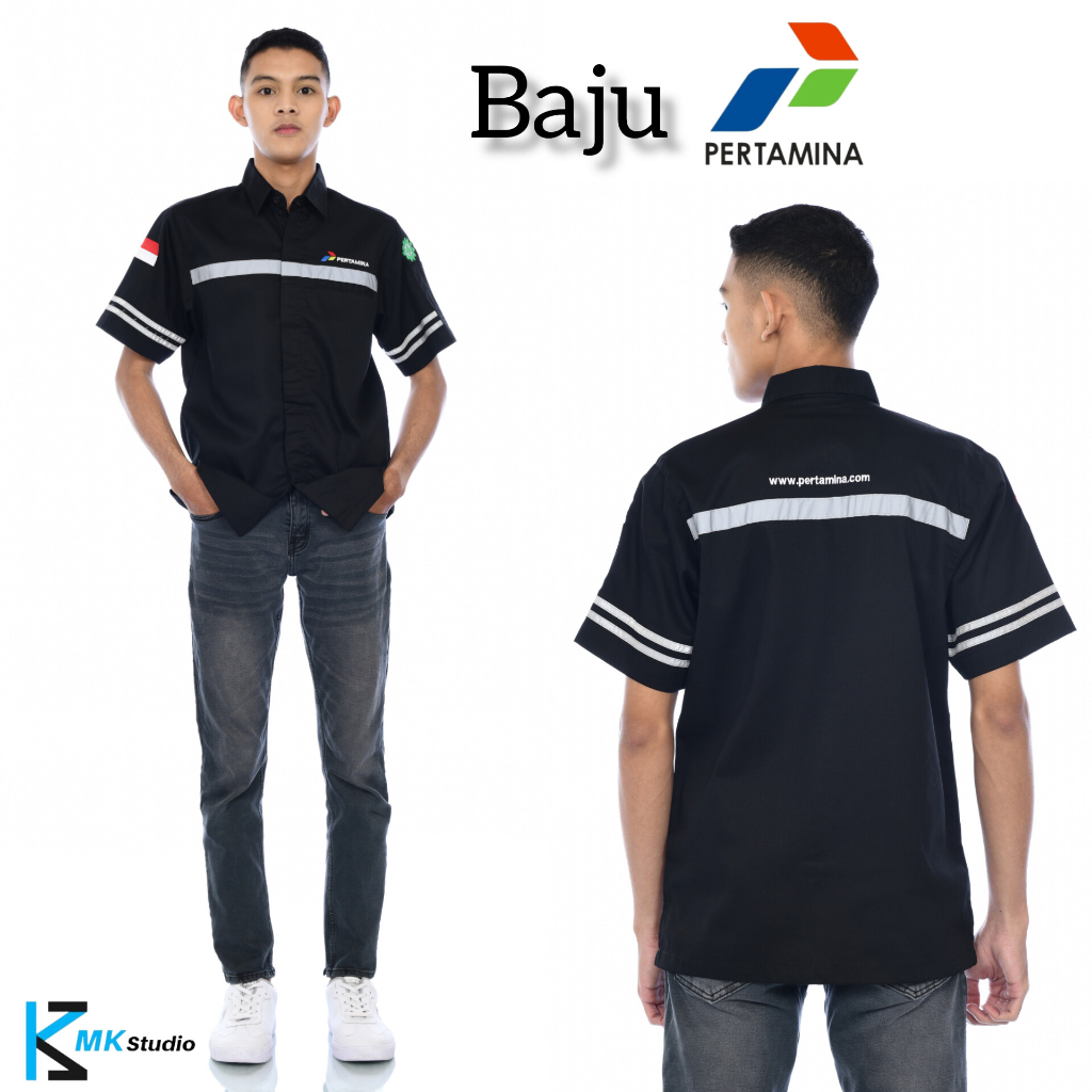 Jual Baju Pertamina/Kemeja Safety Lengan Pendek/Baju Wearpack/Seragam ...