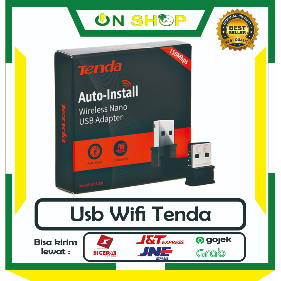 Jual TENDA W311 NANO WIRELESS USB WIFI DONGLE ADAPTER MINI PENERIMA ...