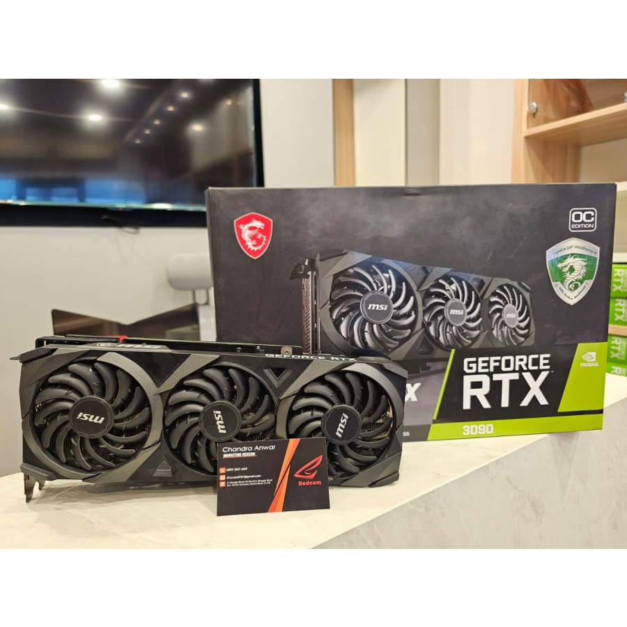 Jual MSI VGA RTX 3090 / RTX3090 VENTUS 3X 24G OC 2ND | Shopee Indonesia