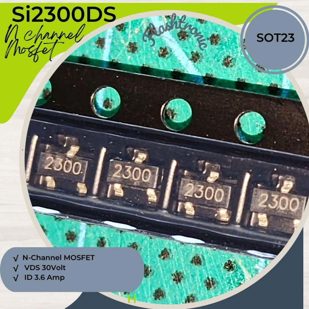 Jual Si2300DS N channel Mosfet SOT23 | Shopee Indonesia