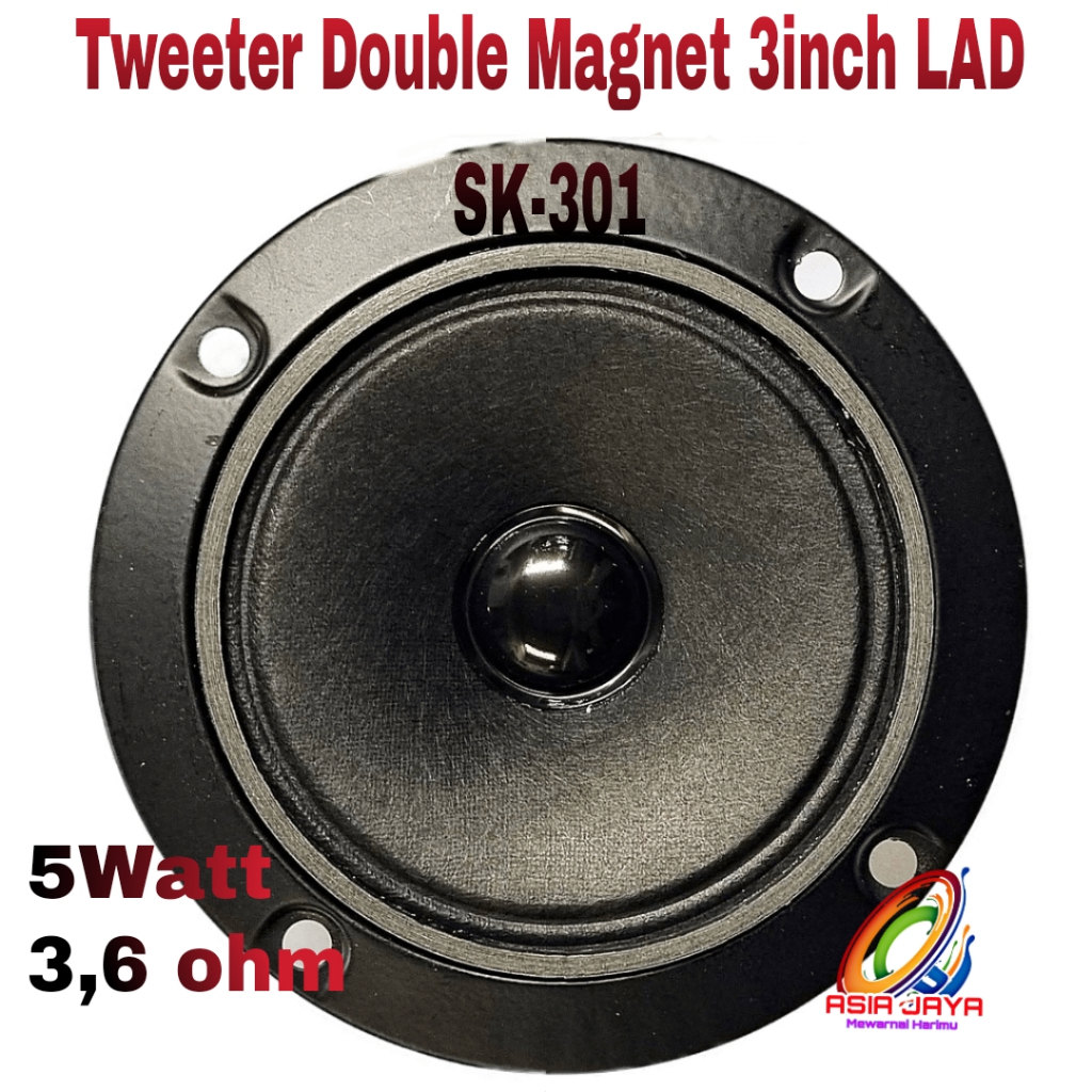 Jual TWEETER DOUBLE MAGNET 3 INCH LAD SK-301 | Shopee Indonesia