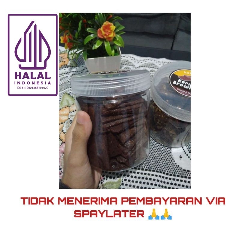 Jual KERIPIK BROWNIES CRISPY (500 ML) 150 GRAM by KATAKITA KRISPI ...