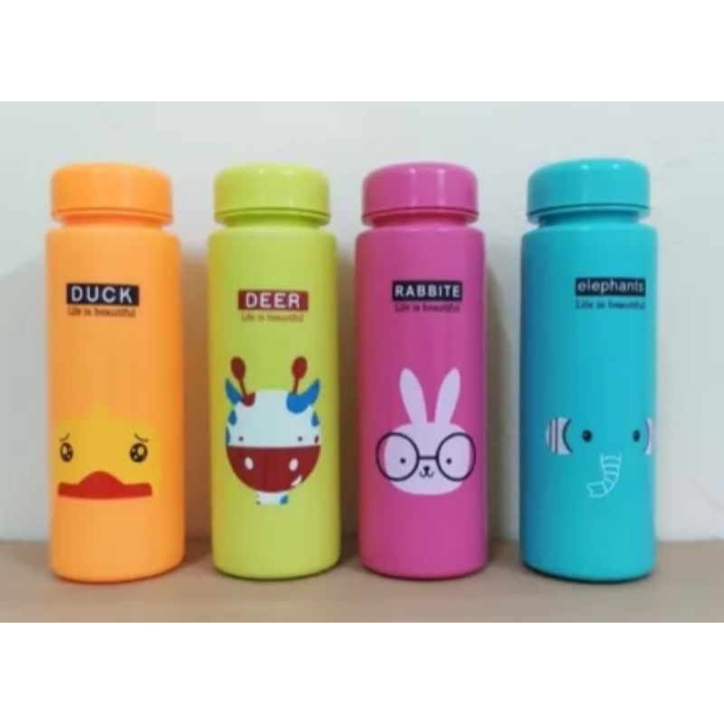 Jual VIRAL !!! Botol Minum Anak Karakter Animal Botol Minum Plastik ...