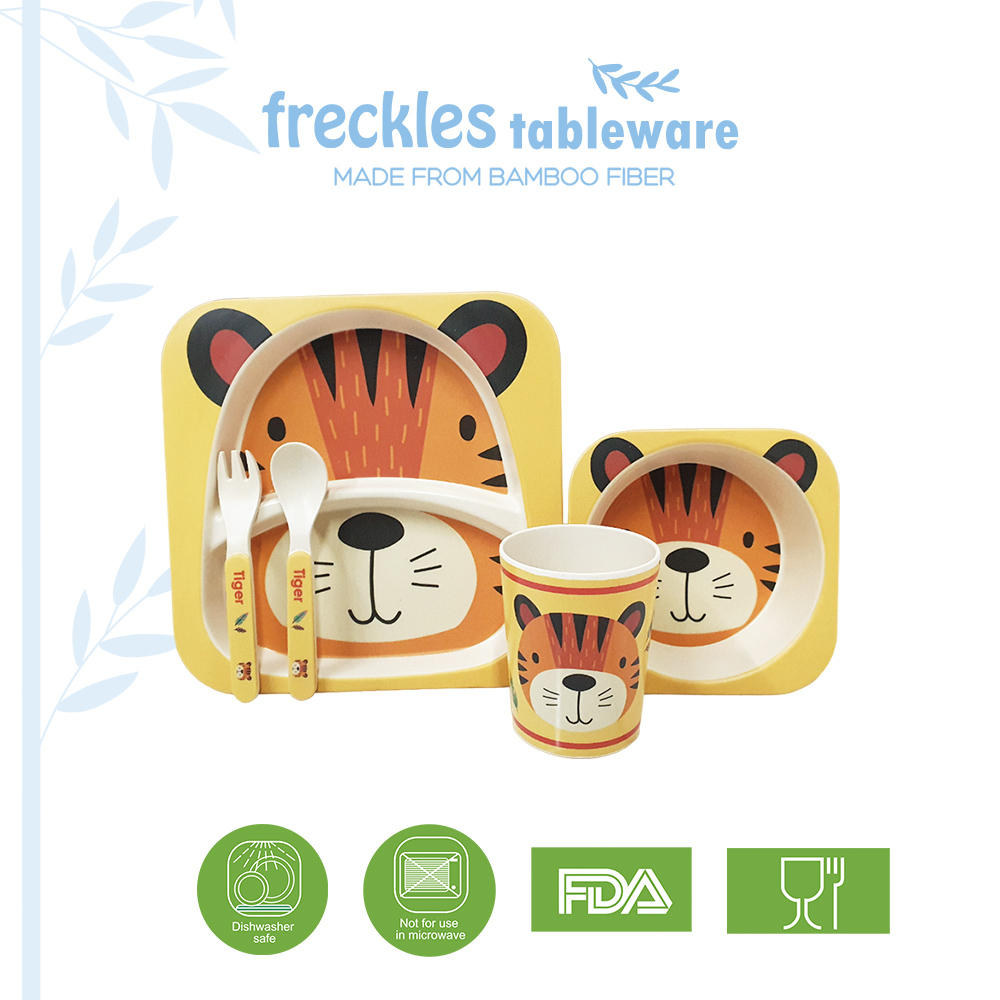 Jual Freckles Tableware Feeding Set Tempat Makan Anak Set | Shopee Indonesia