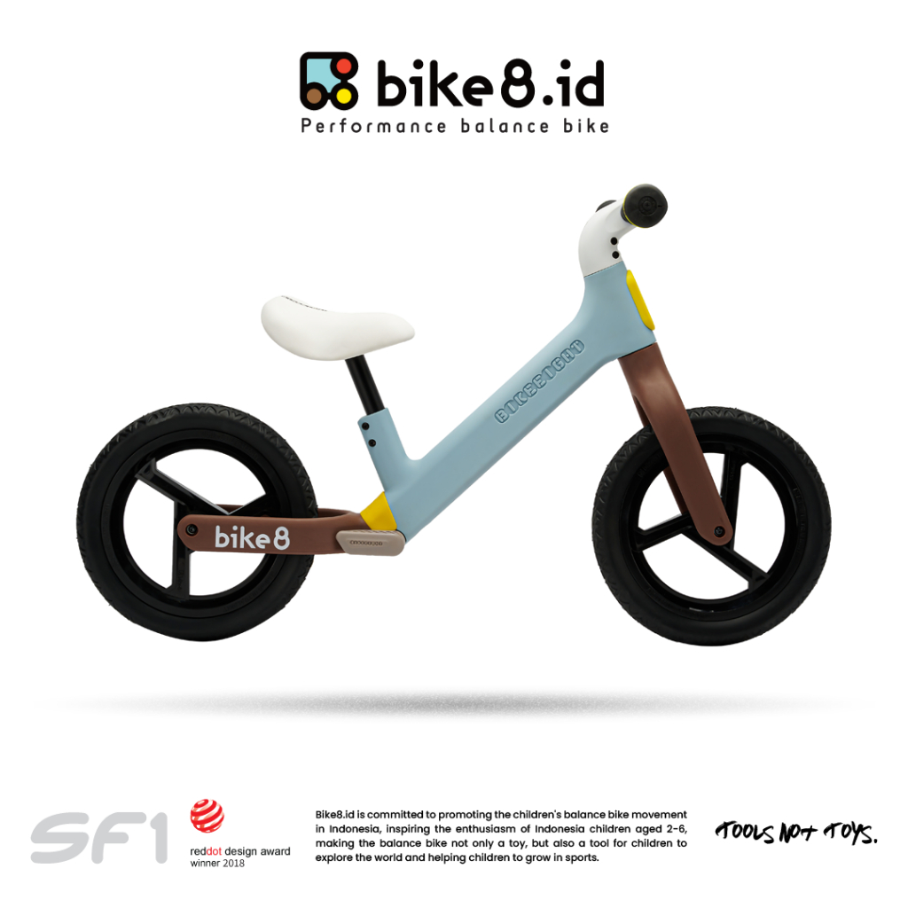 Jual BIKE8 SF-1 STANDARD Balance / Push Bike - Sepeda Anak - BLUE COCO ...