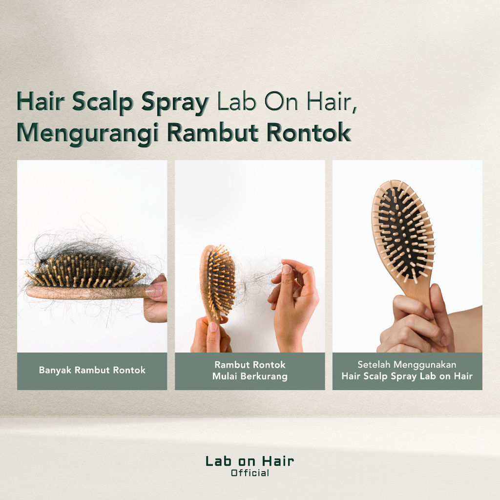Jual Lab On Hair Bundle Anti Rontok Scalp Spray Dan Shampoo - Paket ...