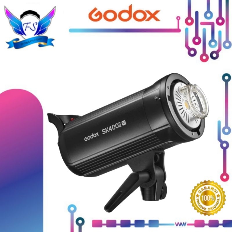 Jual Lampu Studio Flash SK400ii SK400ii-V SK400iiV Sk400ii GODOX 400WS ...