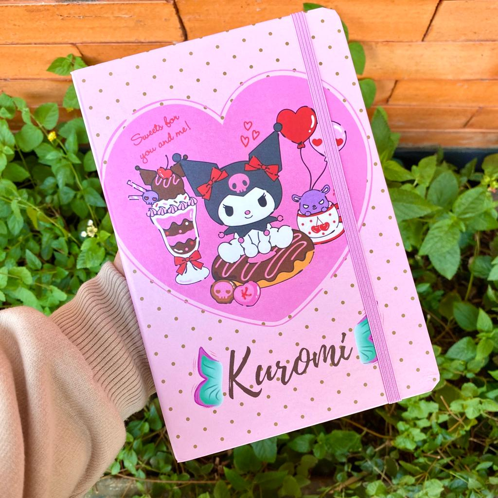 Jual Notebook Tali Sanrio Buku Tulis A5 Diary My Melody Kuromi ...