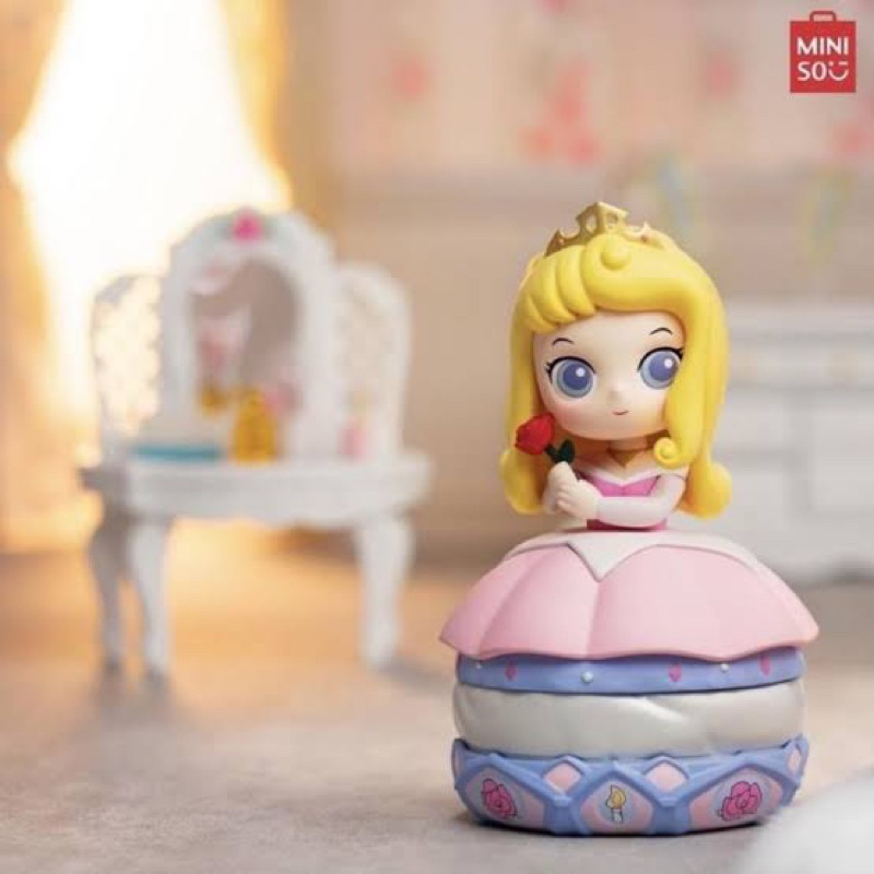 Jual BLINDBOX MINISO Disney Princess Jewelry box (princess aurora ...