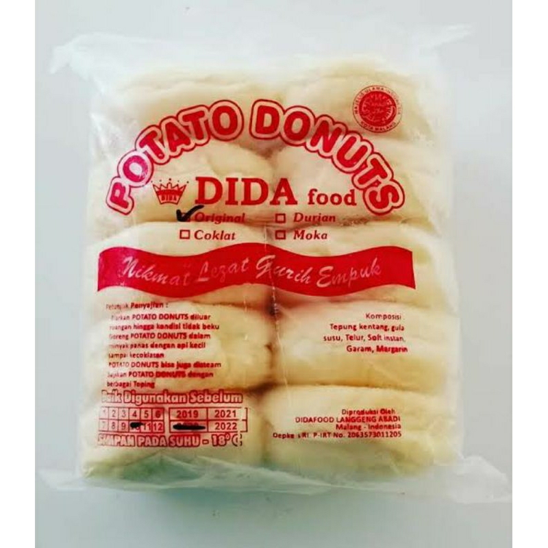 Jual Dida Donat Original isi 10 pcs | Shopee Indonesia