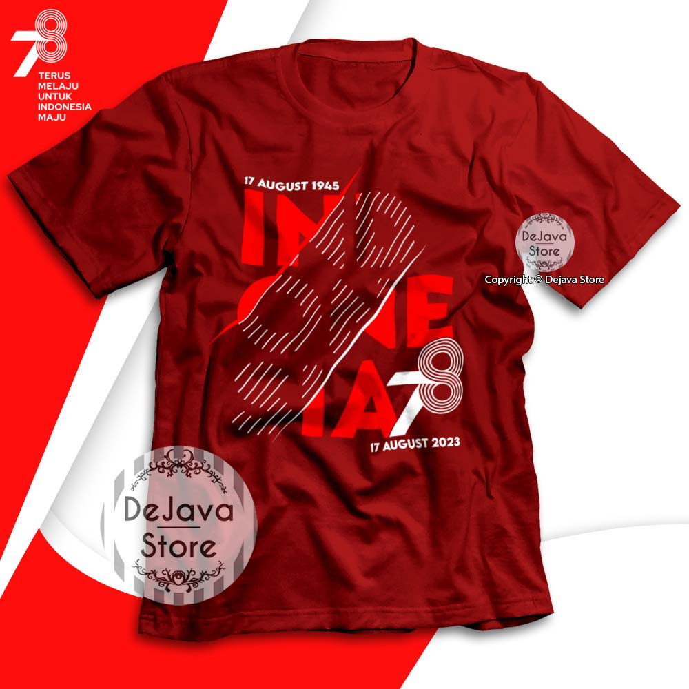 Jual Kaos HUT RI 78 Kemerdekaan Indonesia 17 Agustus 1945 Baju Seragam Panitia Agustusan - 17 ...