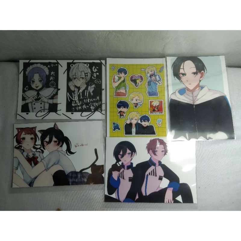 Jual BLUE LOCK BLLK art print net print NEPPURI size L | Shopee Indonesia